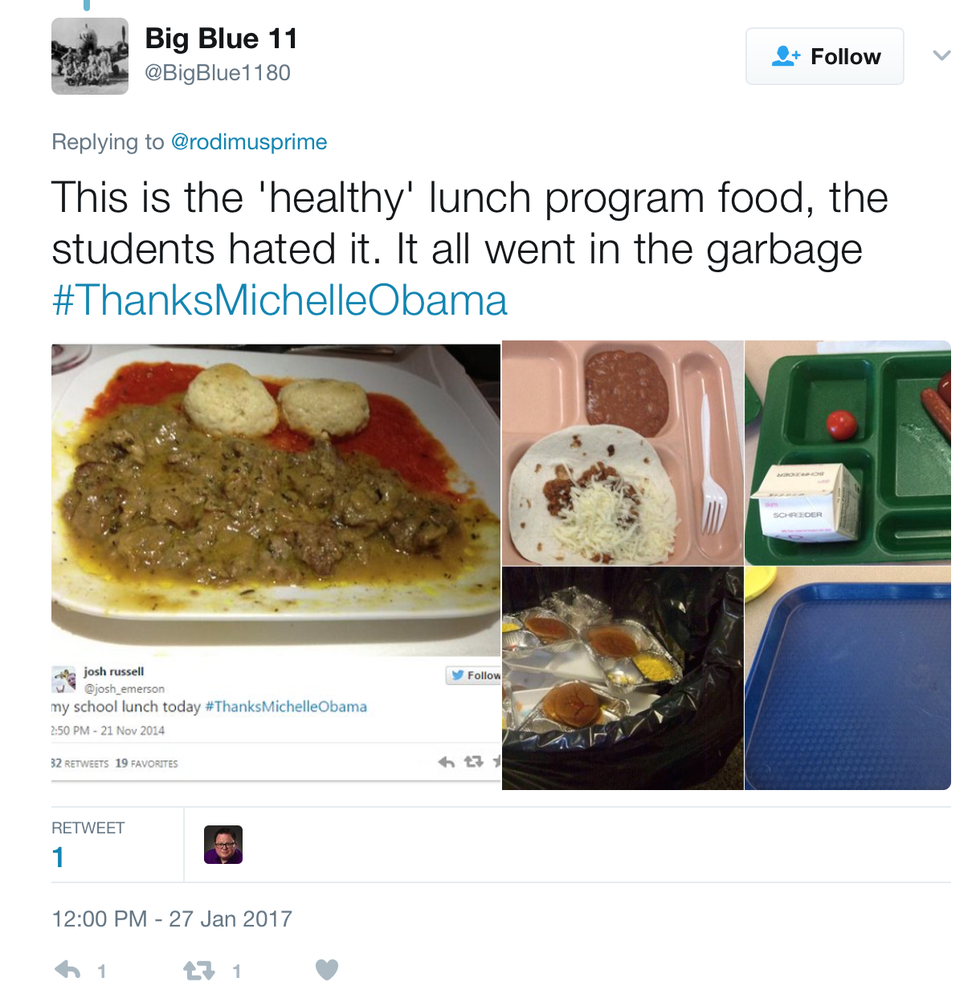 Trump Changed Obama's School lunch policy