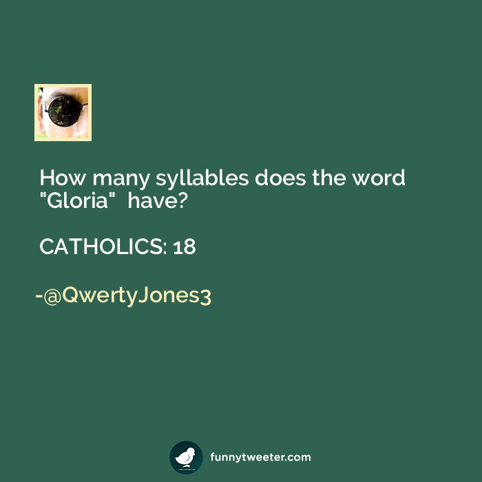 If You're Catholic And You Know It, Genuflect