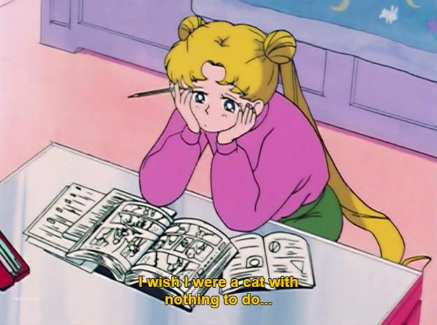 22 Times "Sailor Moon" Understood Your Studying Habits