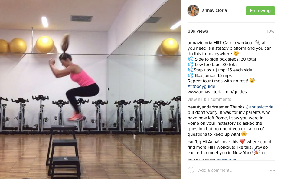 Anna Victoria: The Fitness Role Model We've Been Looking For