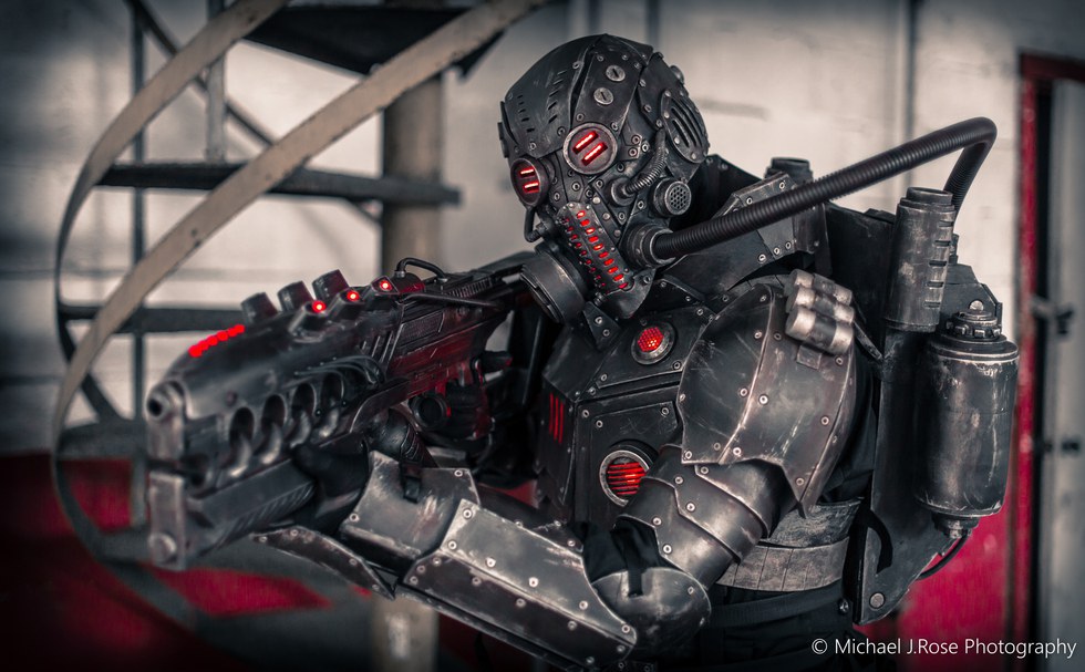 Crazy Futuristic Mercenary Armor