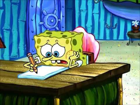 The 6 Stages Of Writing Told By "Spongebob Squarepants"