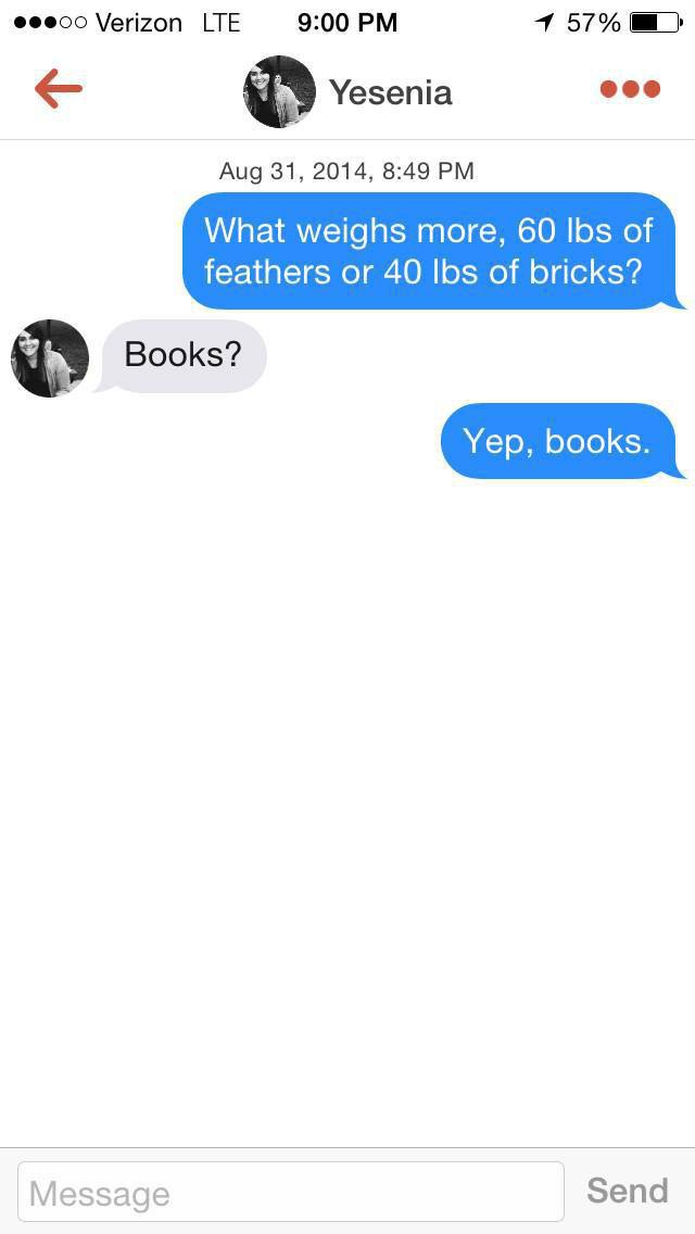 28 Best Of The Best Tinder Messages