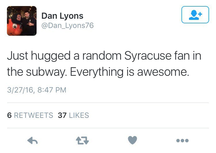 The 20 Best Tweets About SU Making it to the Final Four