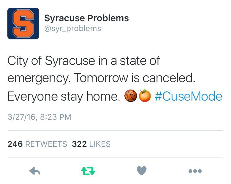 The 20 Best Tweets About SU Making it to the Final Four