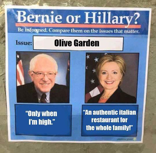 The 16 Best Bernie Or Hillary Memes