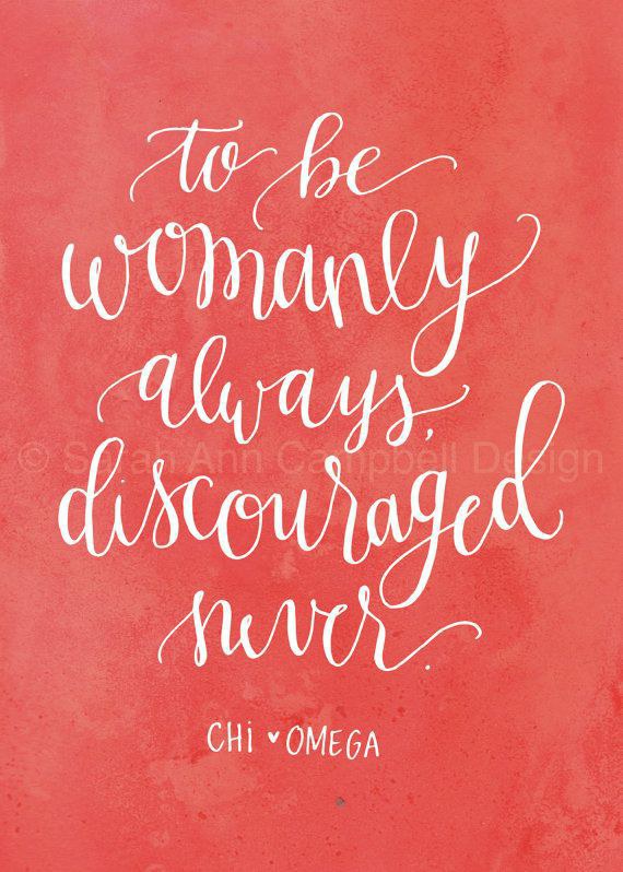 22 Signs Youre A Chi Omega
