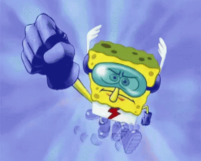 The 9 Stages Of Swimming The 100 Fly, As Told By 'SpongeBob'