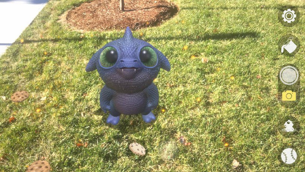 Review Follow Me Dragon AR app: Virtual pet to call your own - Gearbrain