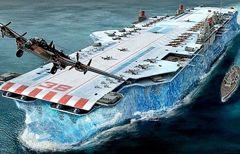This was Canada's WWII plan to build an aircraft carrier made of ice ...