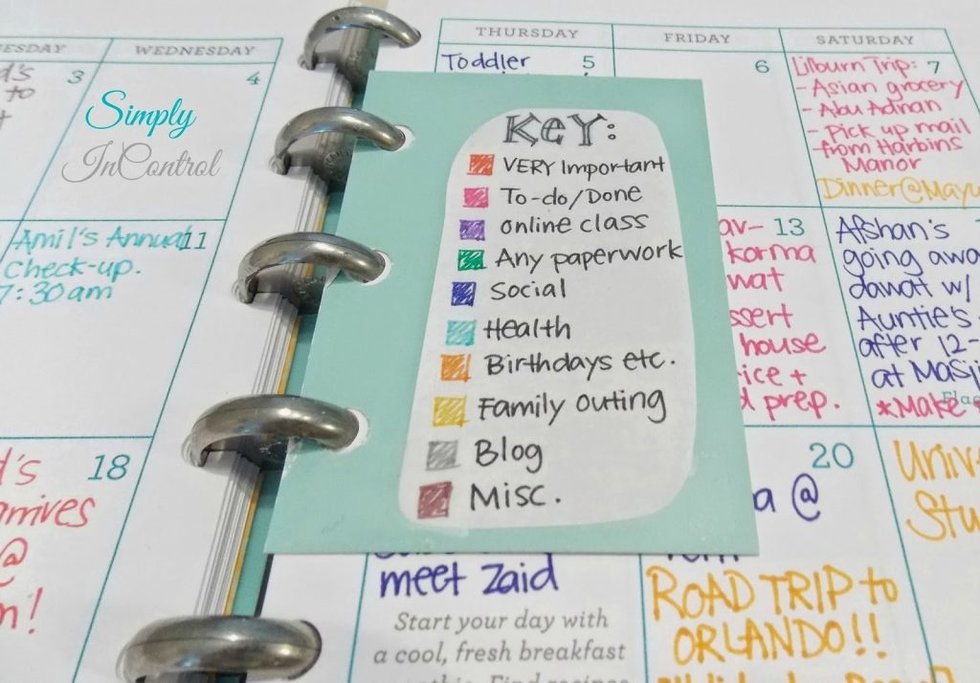 simple bullet journal layouts