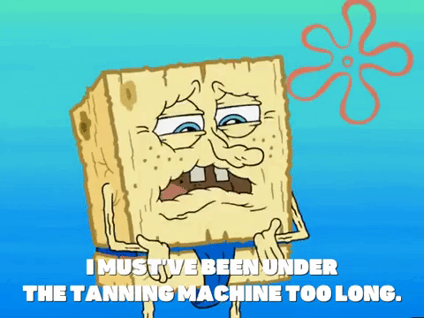 The SpongeBob SquarePants Sunburn Effect