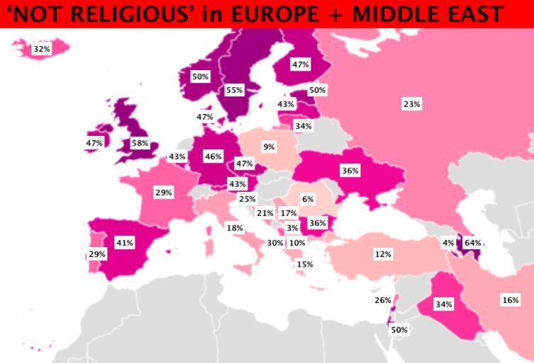 China is the world's only country where 'convinced atheists' are in the ...