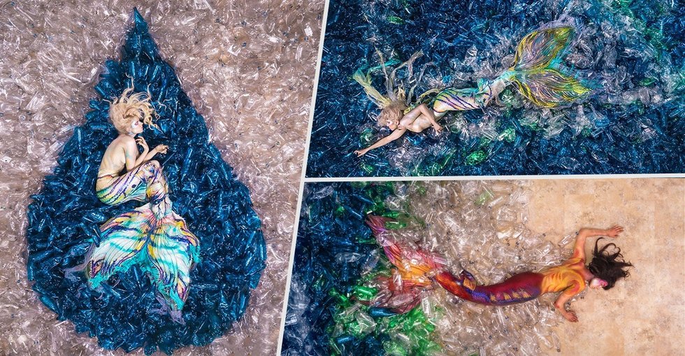 These stunning mermaid photos may change how you look at plastic ...