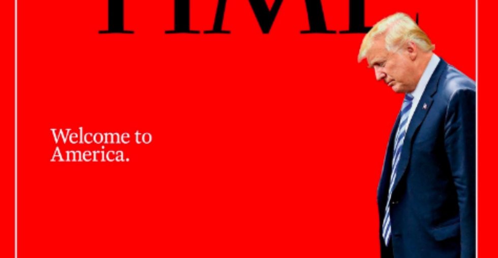 Time magazine's new cover is a chilling representation of Trump's ...