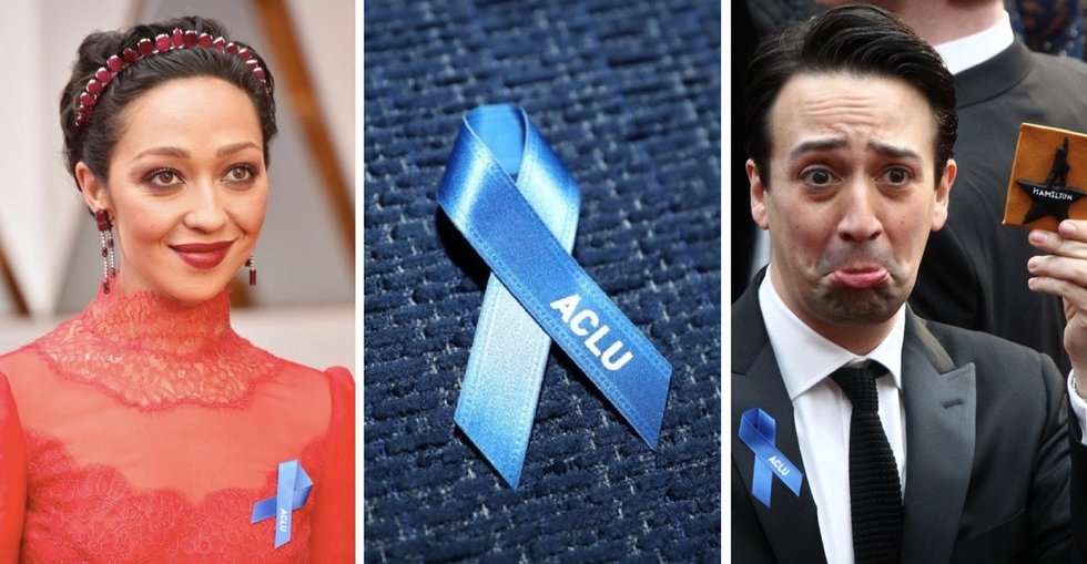 Why stars are wearing blue ribbons on the Oscars red carpet. - Upworthy