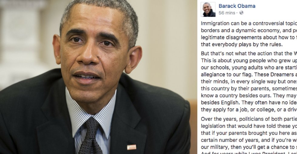 Obama's heartfelt post on DACA is going viral. - Upworthy