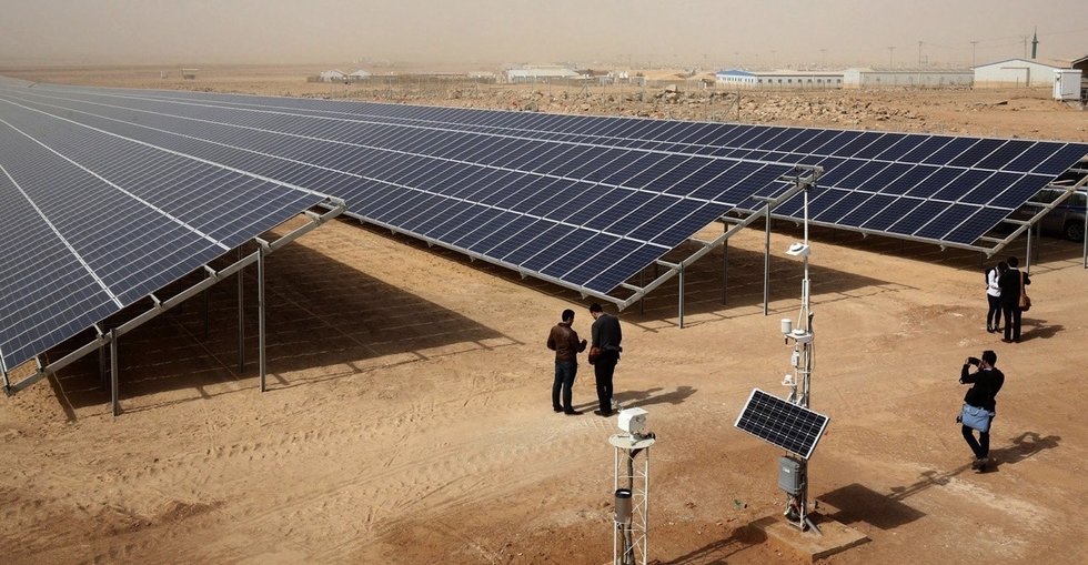 80,000 refugees in the desert just got their own solar power plant ...