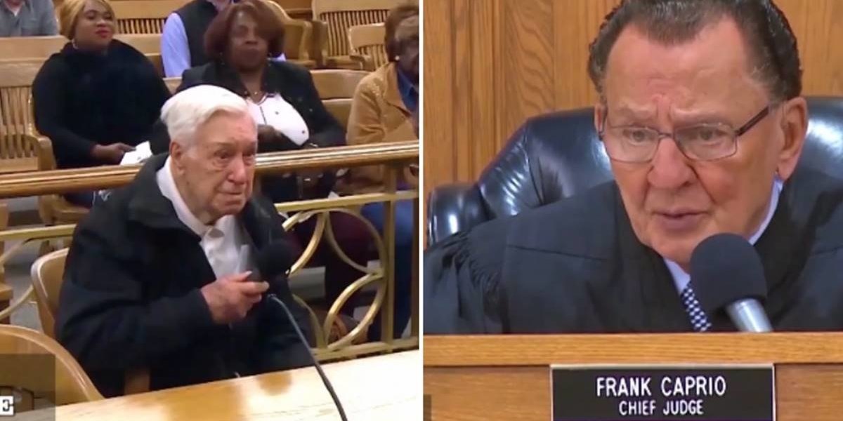'Caught in Providence' Judge Frank Caprio lets off 96-year-old - Upworthy