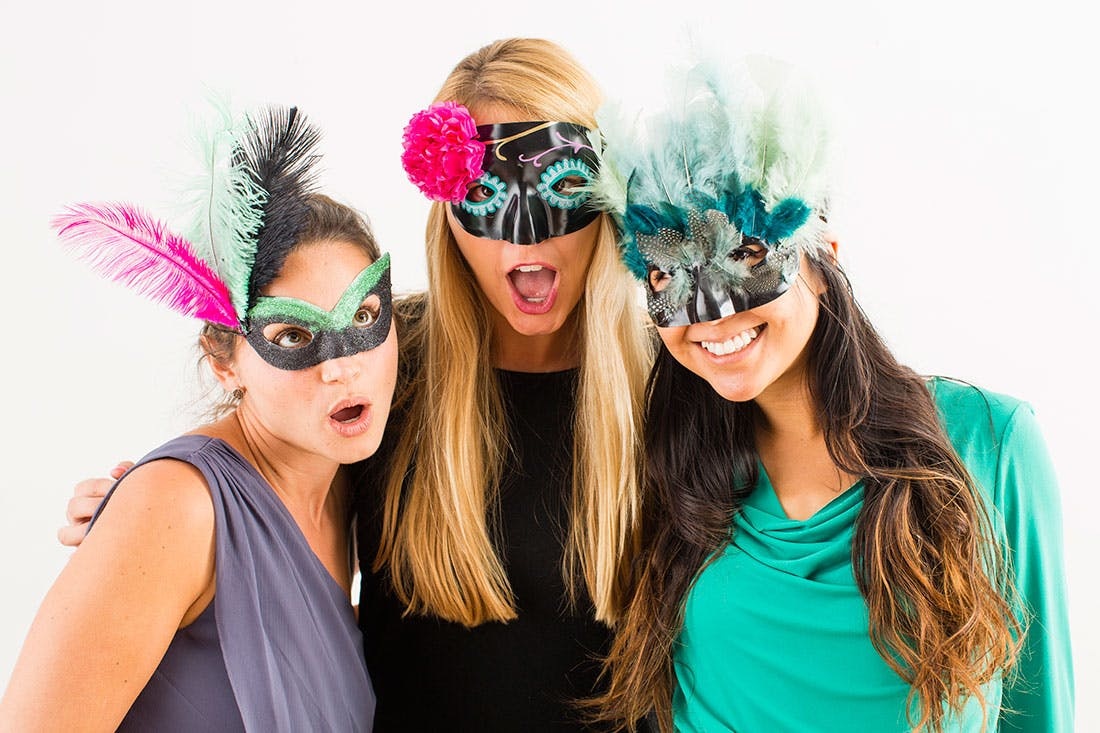 Halloween Mask Designs On Plain