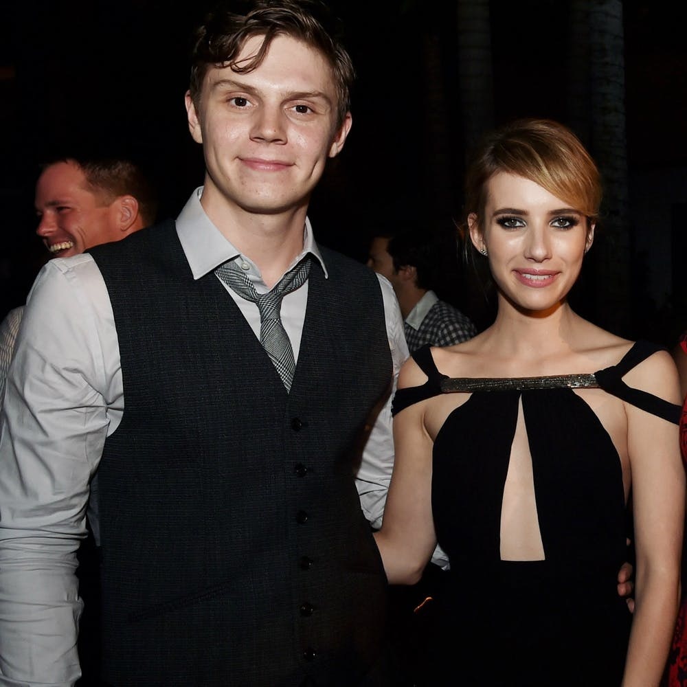 Emma Roberts Evan Peters Crying