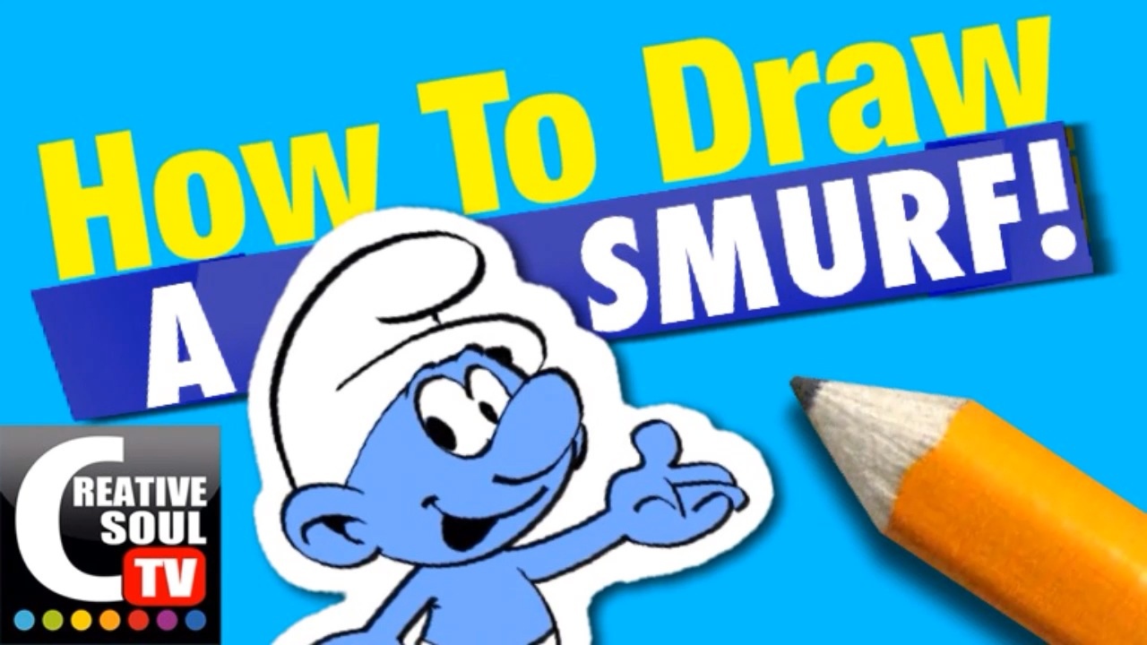Smurfs Drawing Brainy