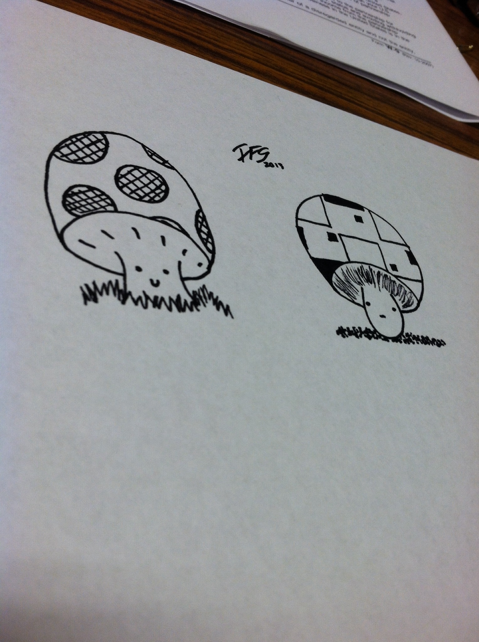 Stoner Mushroom Drawings Easy