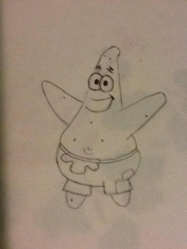 Patrick Star Drawing
