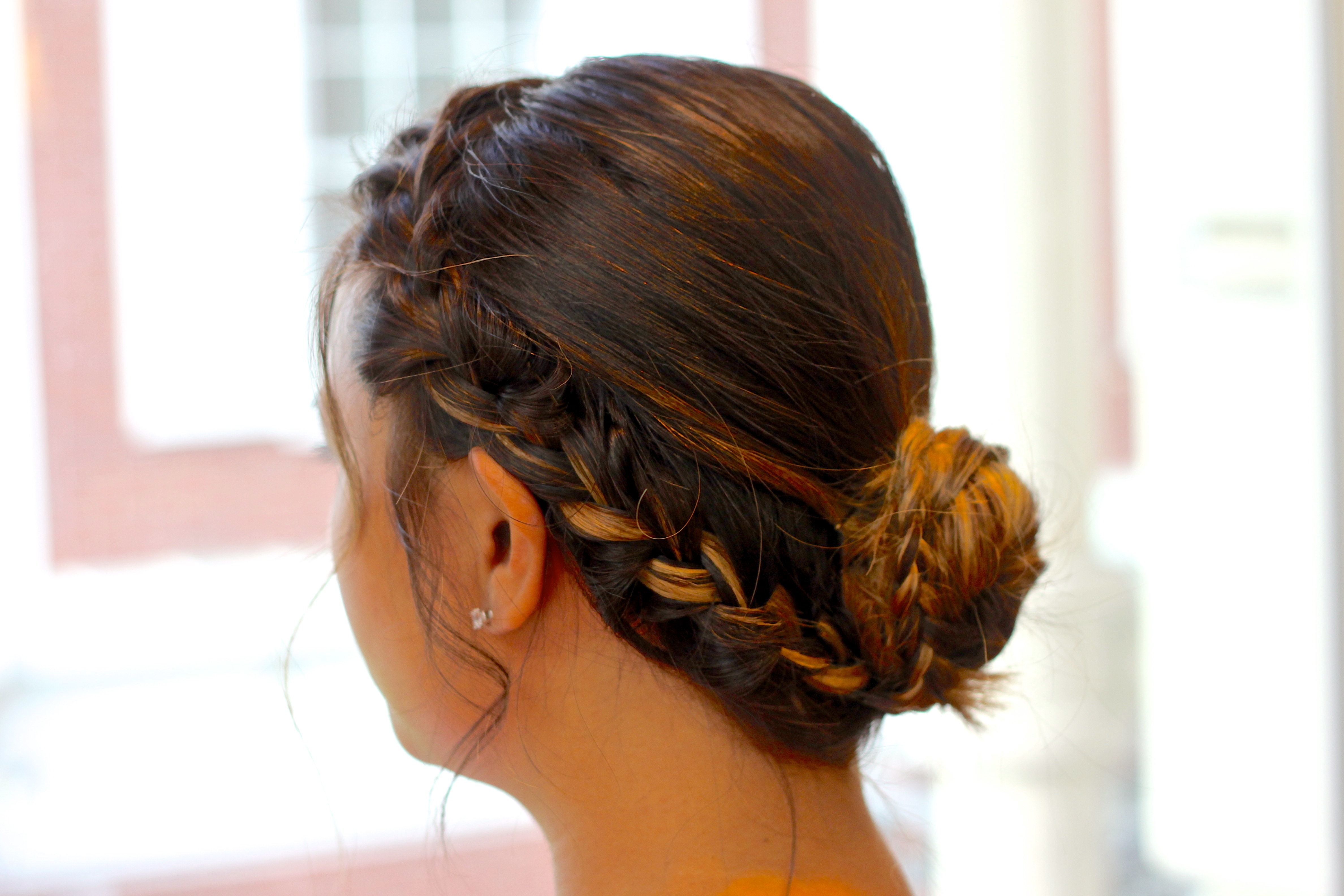 Side Braided Chignon