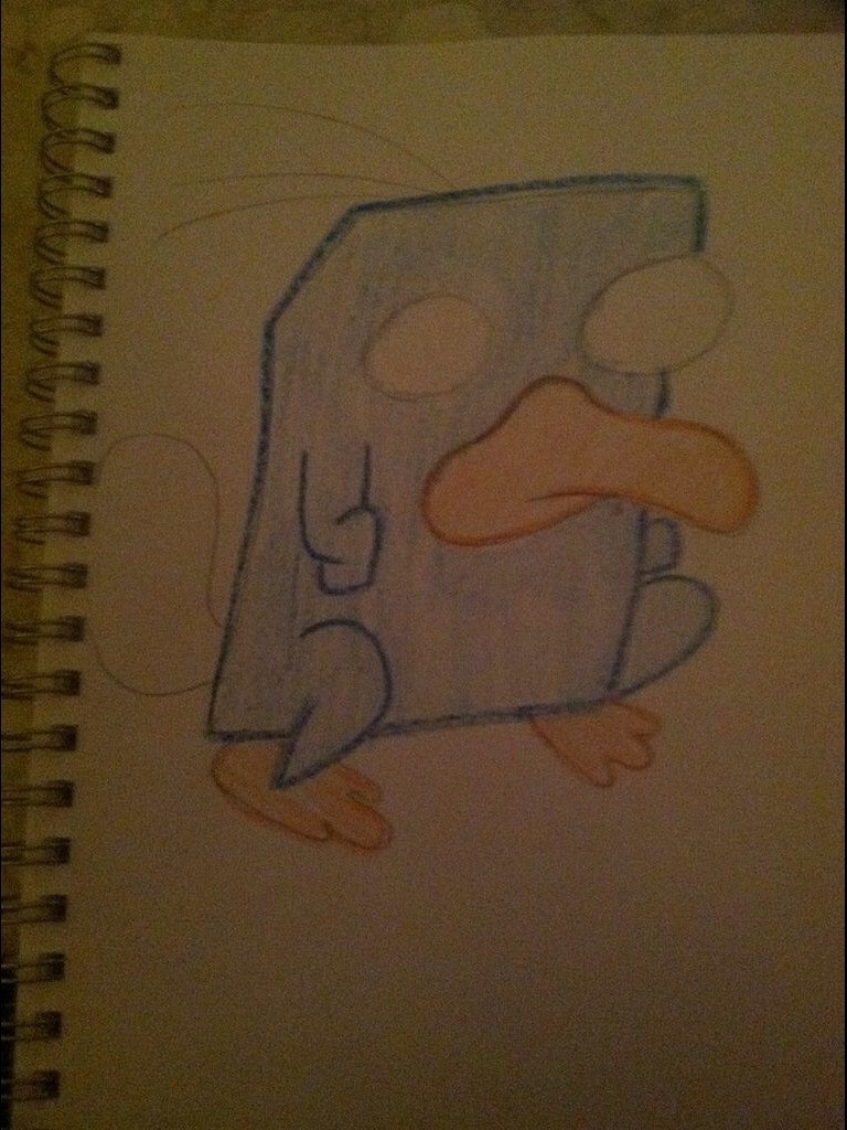 How To Draw Perry The Platypus Easy Step By Step