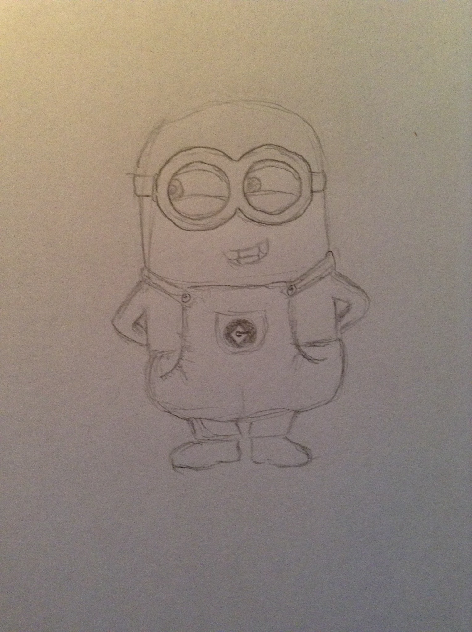 How To Draw A Cute Minion How To Draw A Caveman Stuart Minion Cute