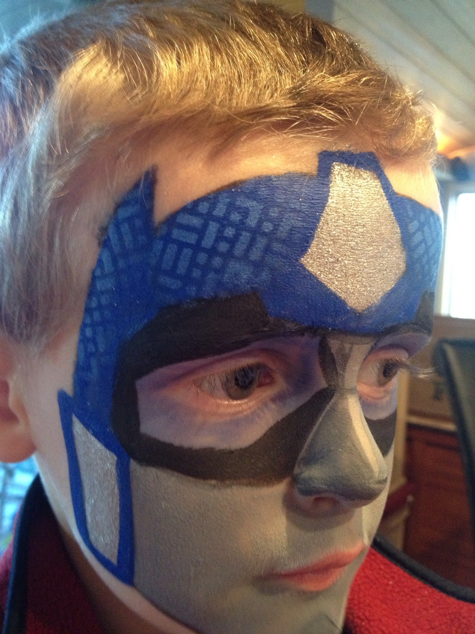 Optimus Prime Face Stencil