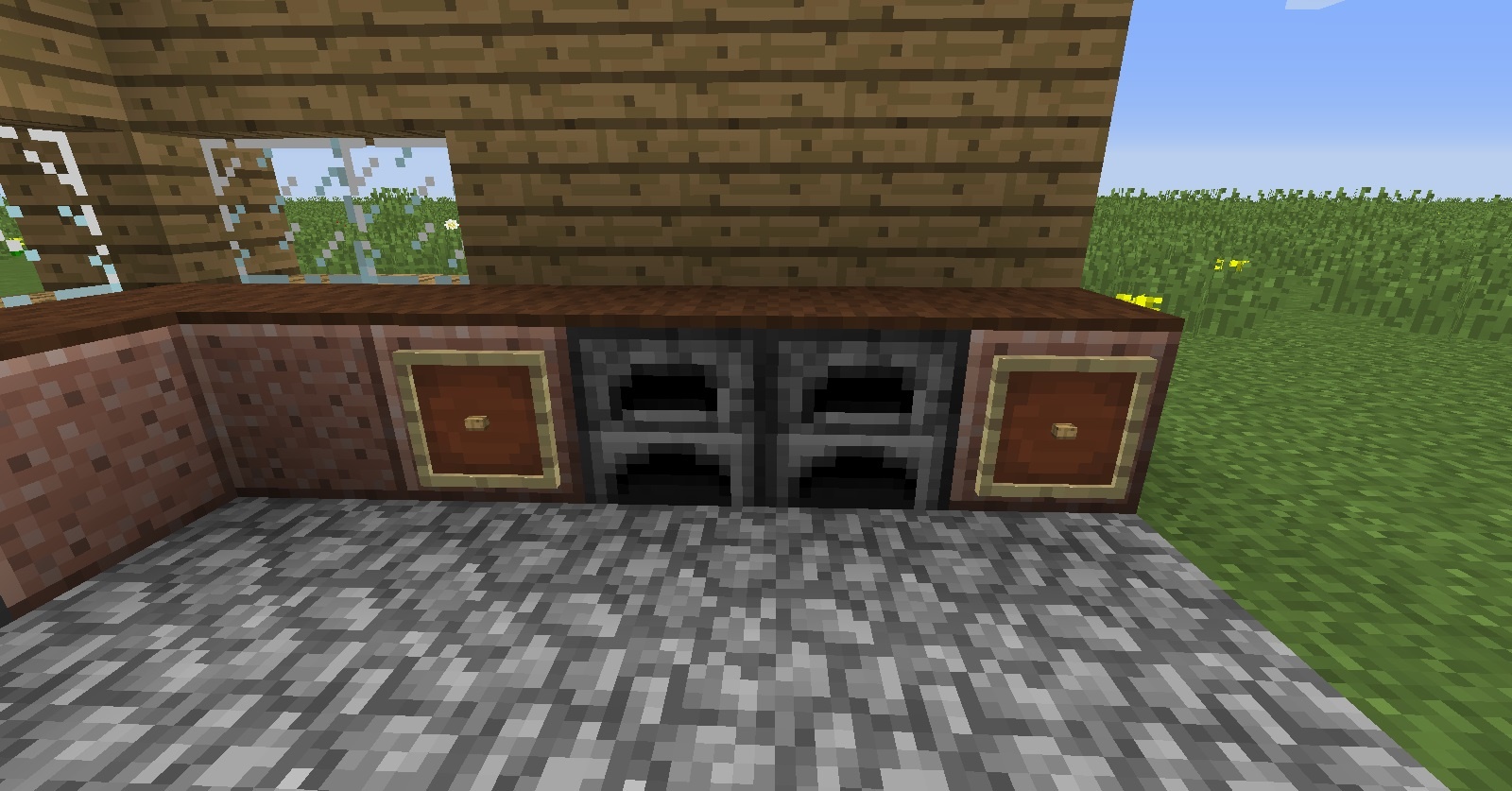 How To Build A Simple Kitchen In Minecraft B C Guides