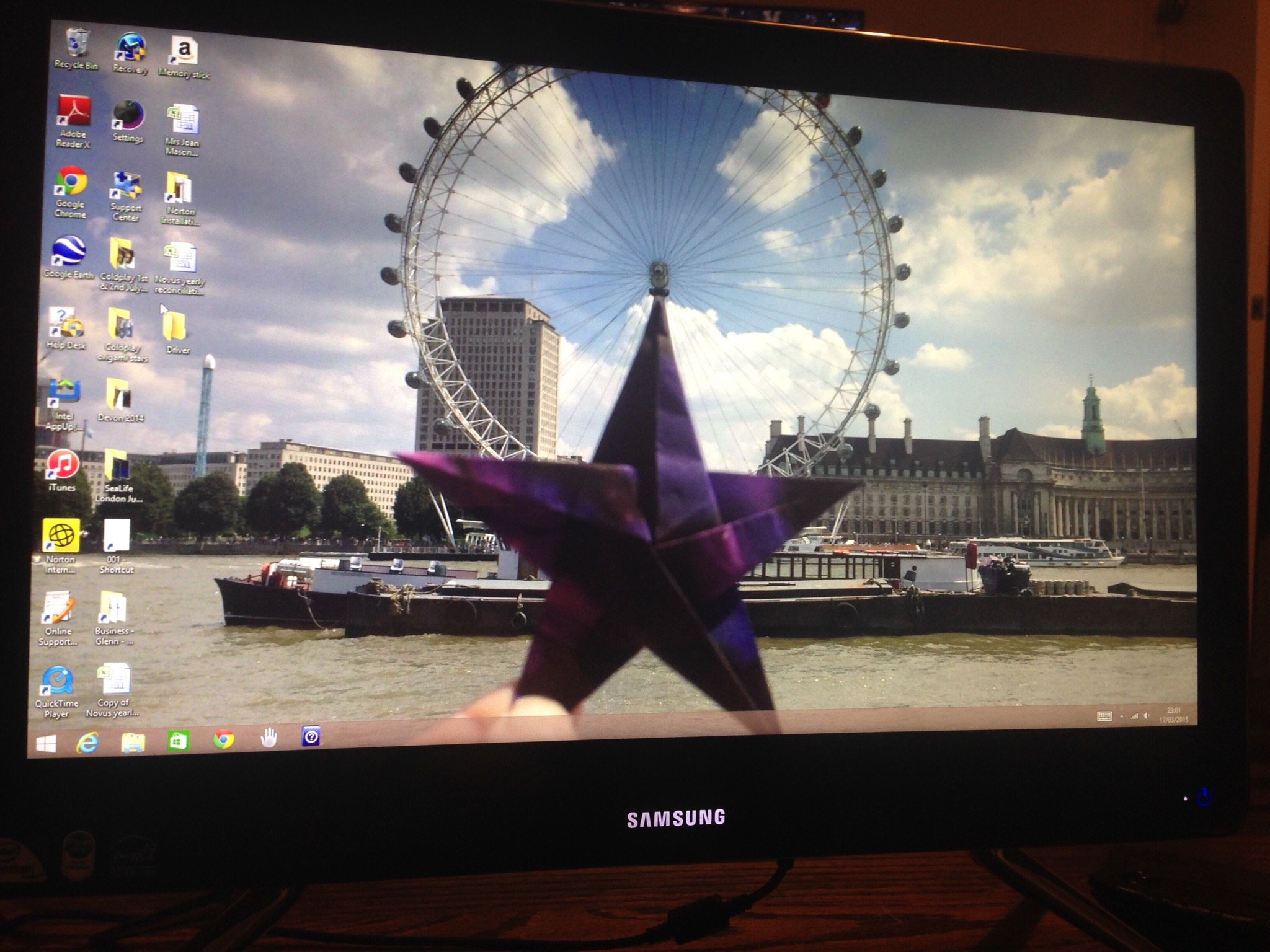 Black Light Computer Monitor Output