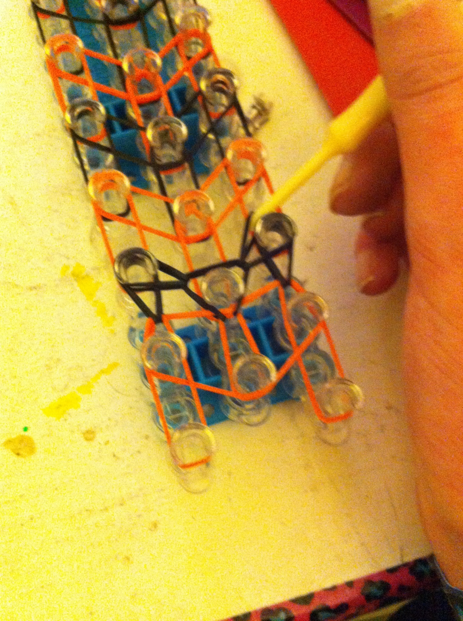 Rainbow Loom Double Rhombus