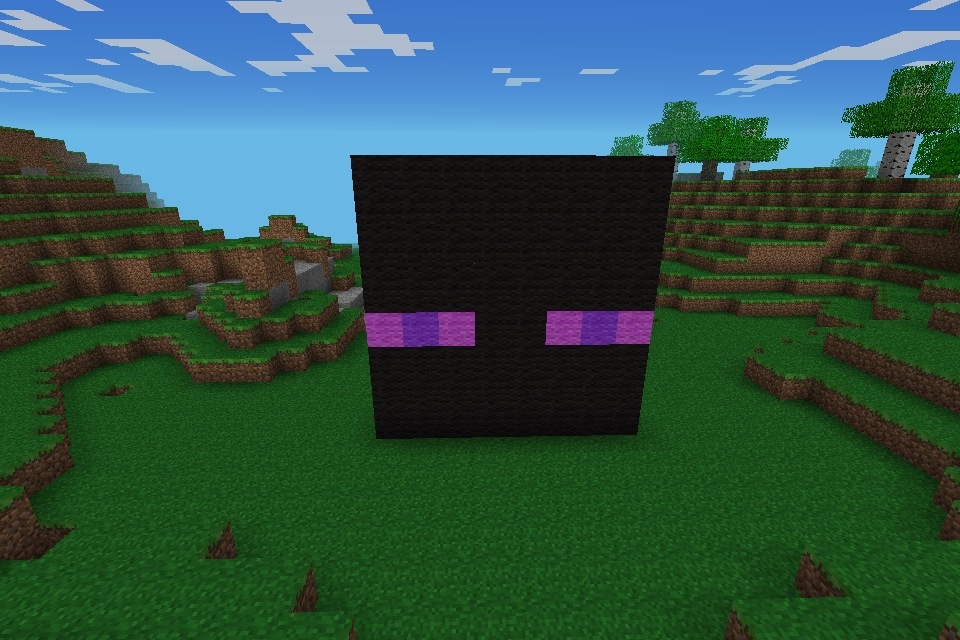 Enderman Face Minecraft Bear