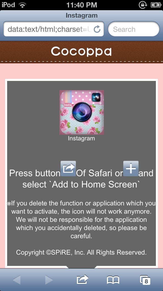 Cocoppa Instagram Icon