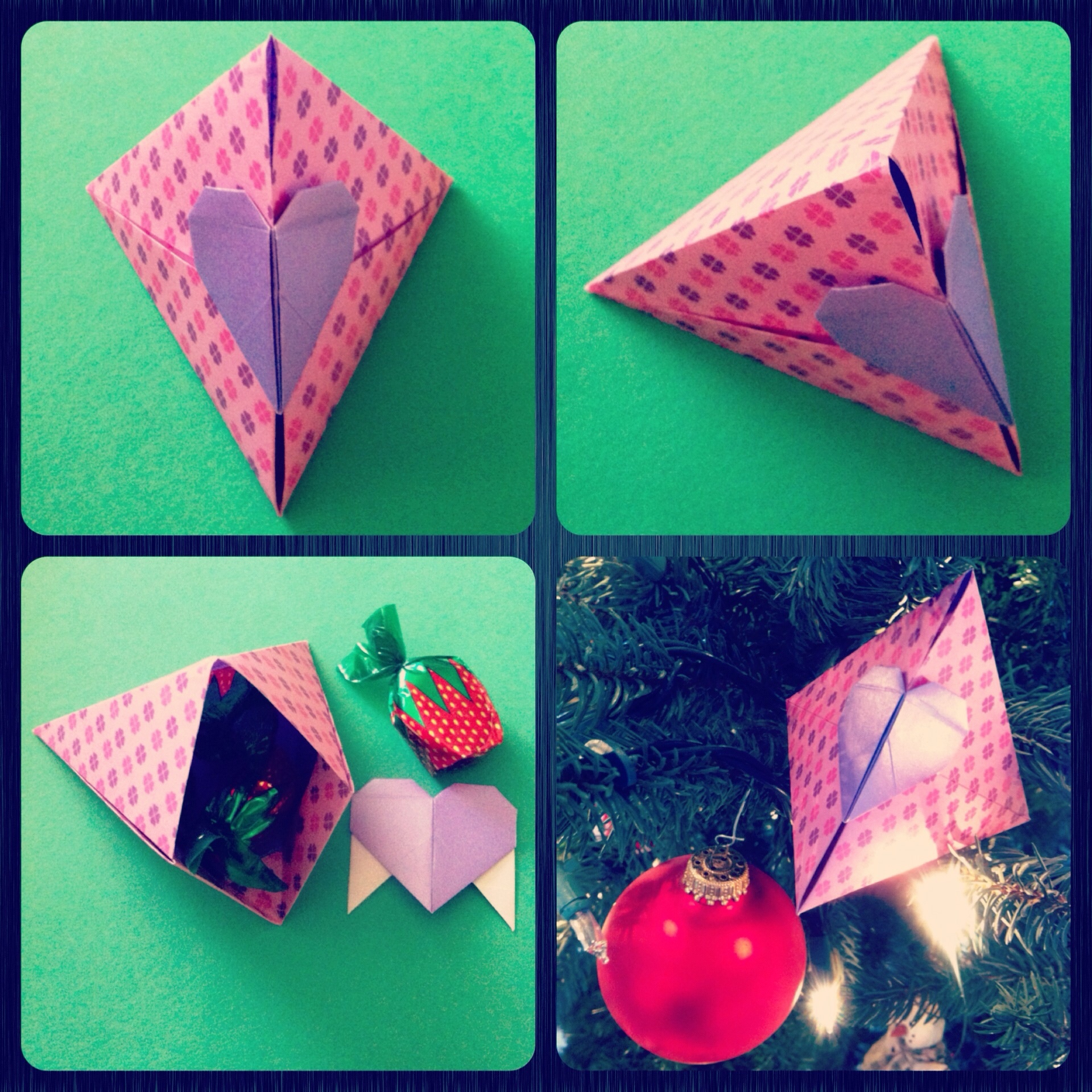 Origami Christmas Gift Box