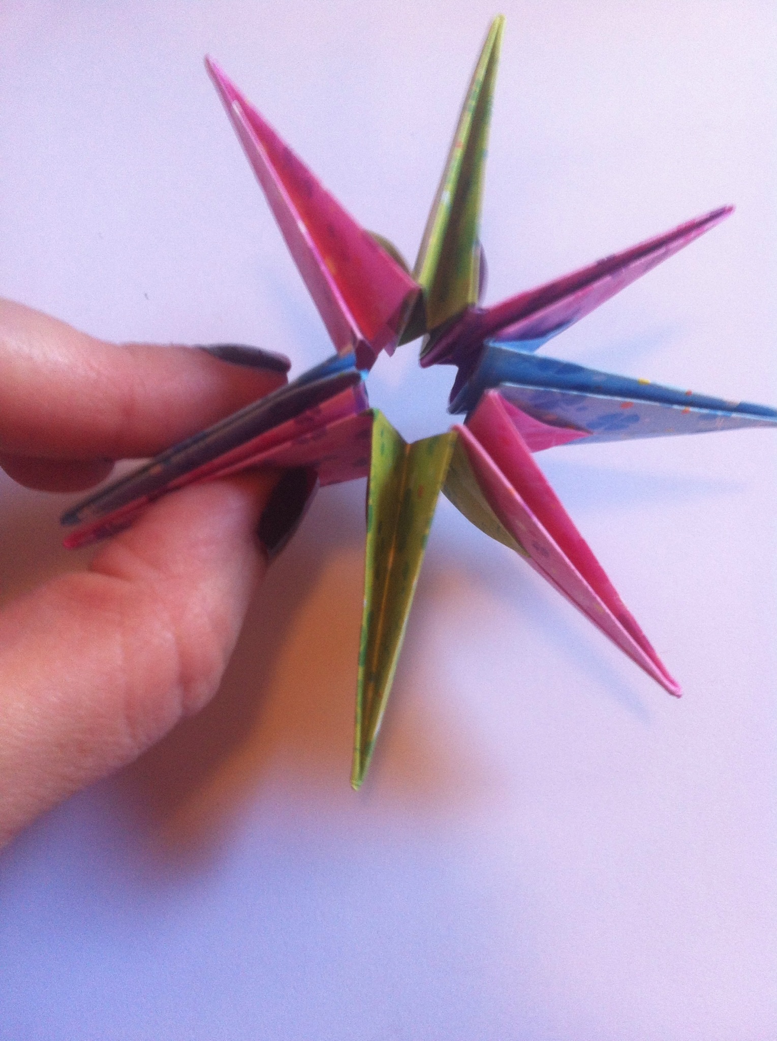 Modular Origami Magic Circle