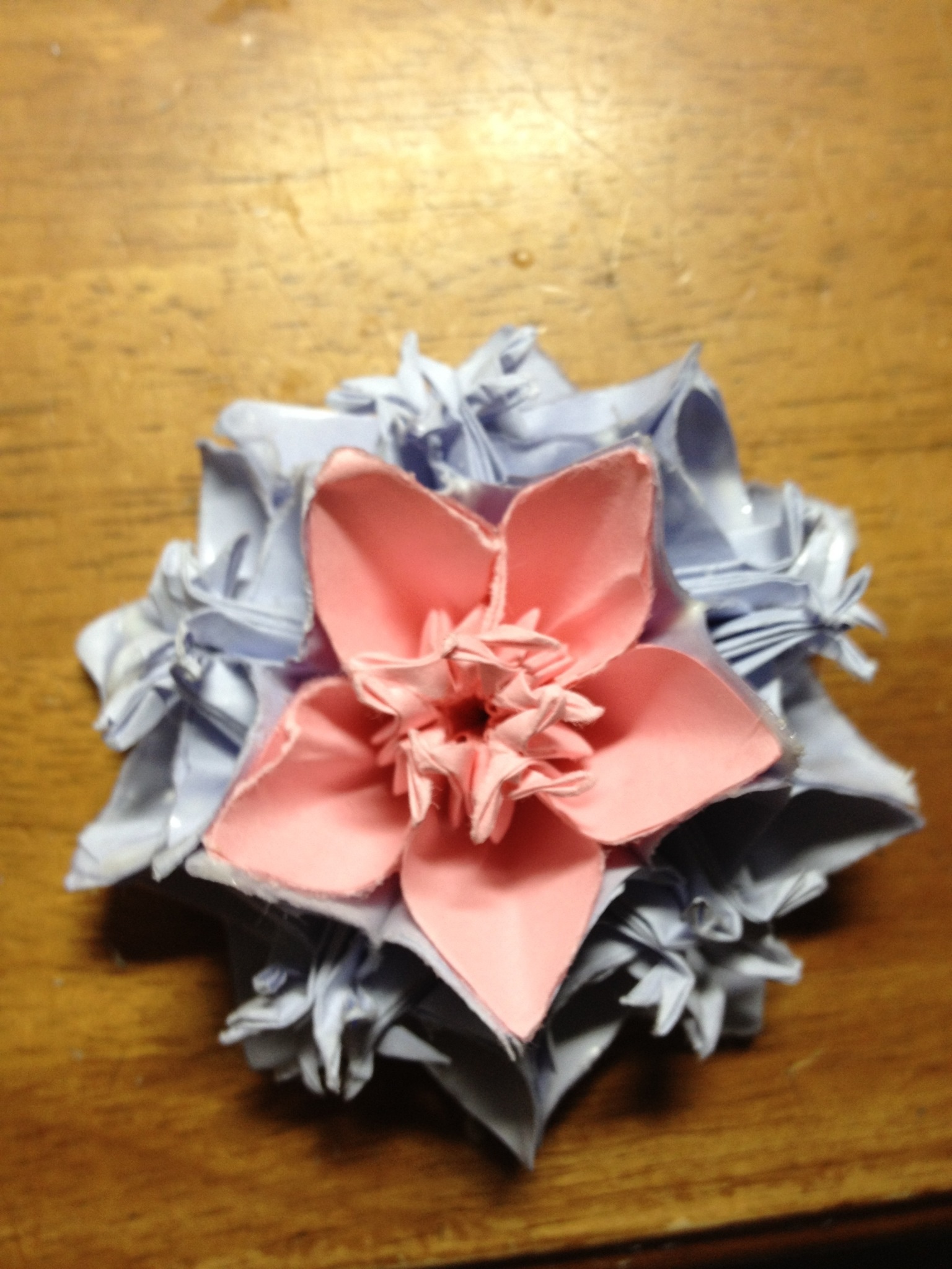 How To Make An Origami Flower Ball