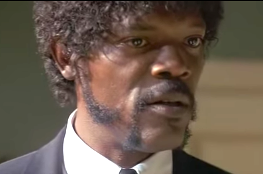 Samuel L Jackson Boze Pulp Fictie