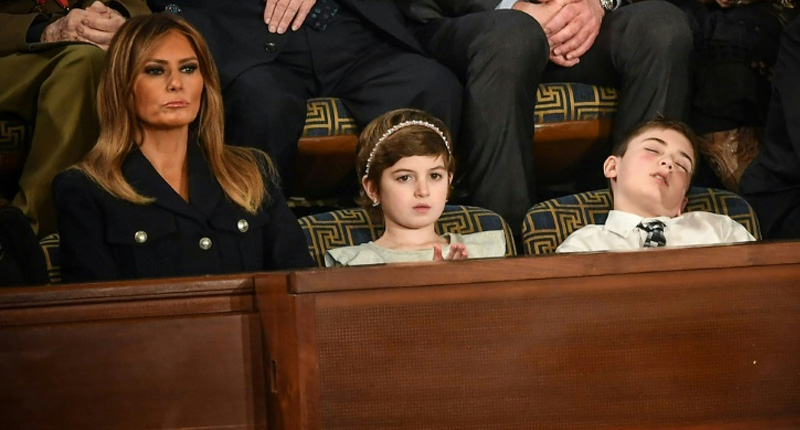 Snooze of the Union: Joshua Trump's power nap goes viral - Raw Story ...