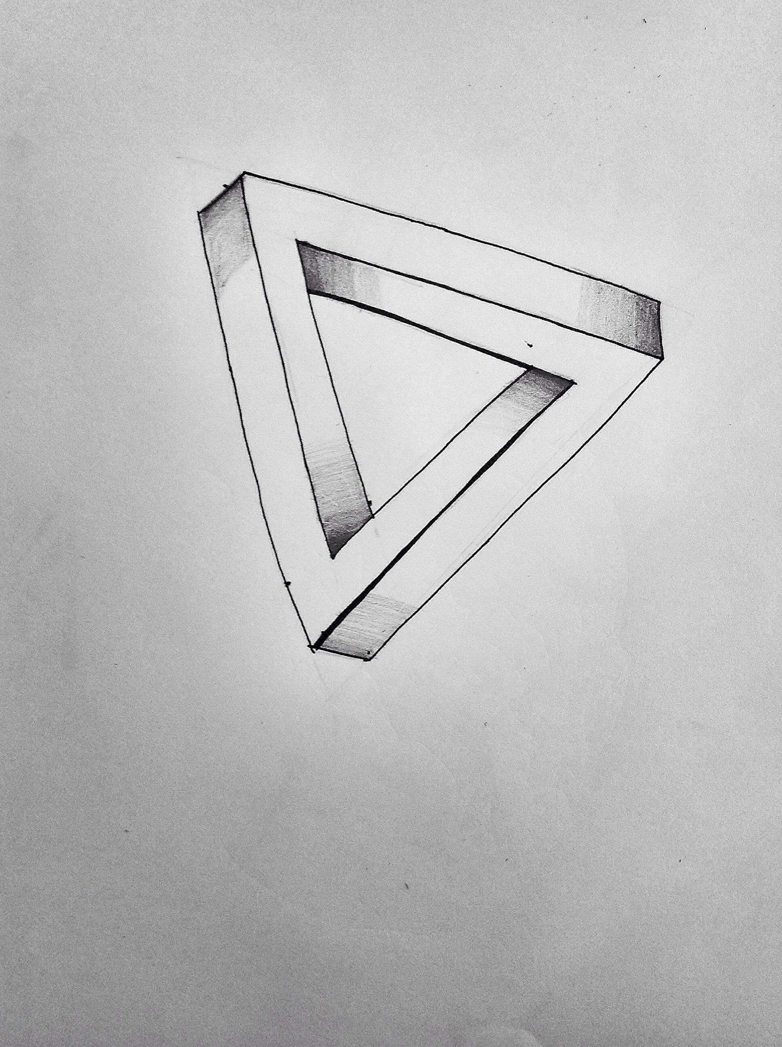 How To Draw Impossible Triangle