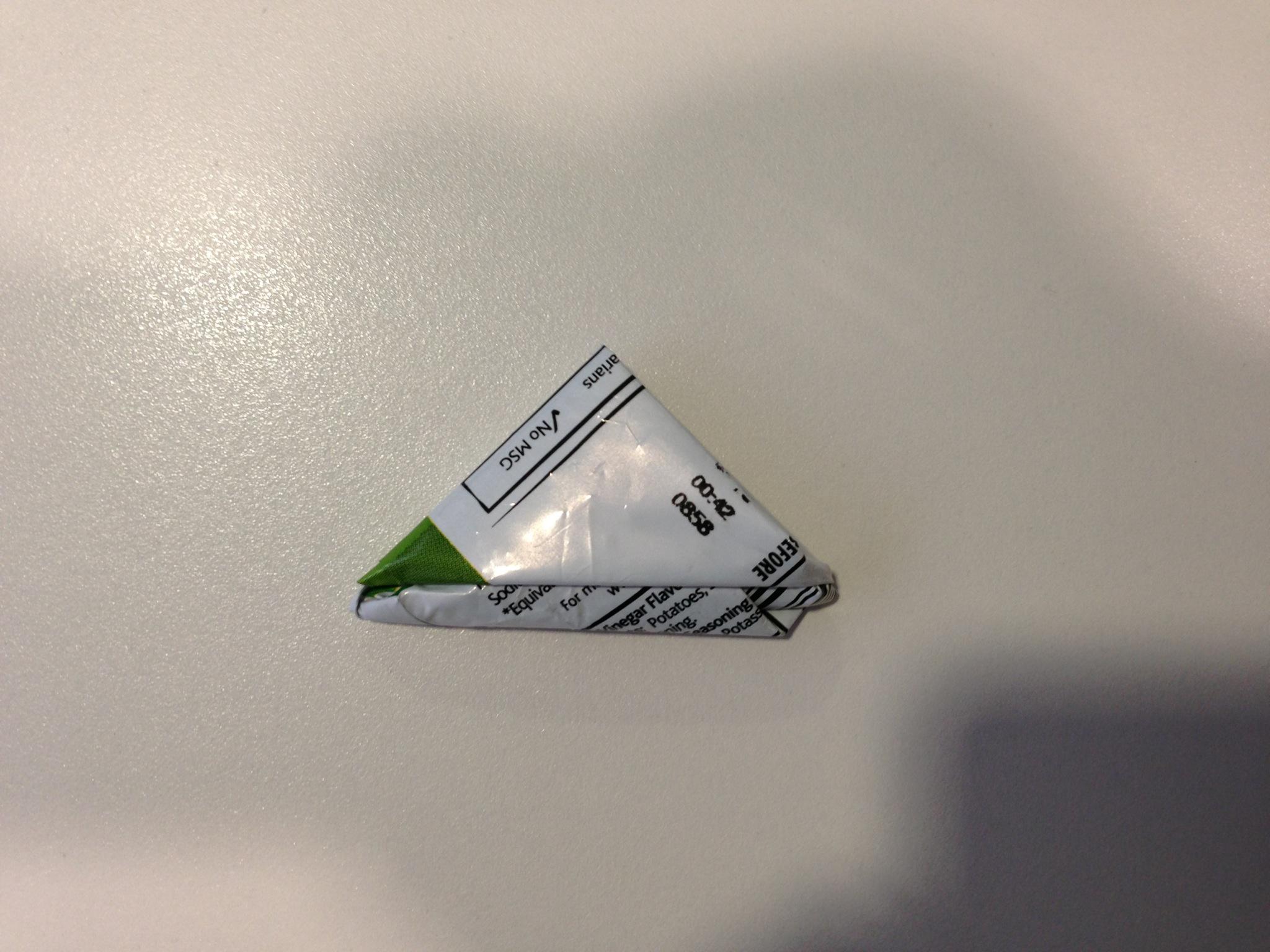 Origami Crisp Packet Triangle The Best Origami Paper, Books, And Tools