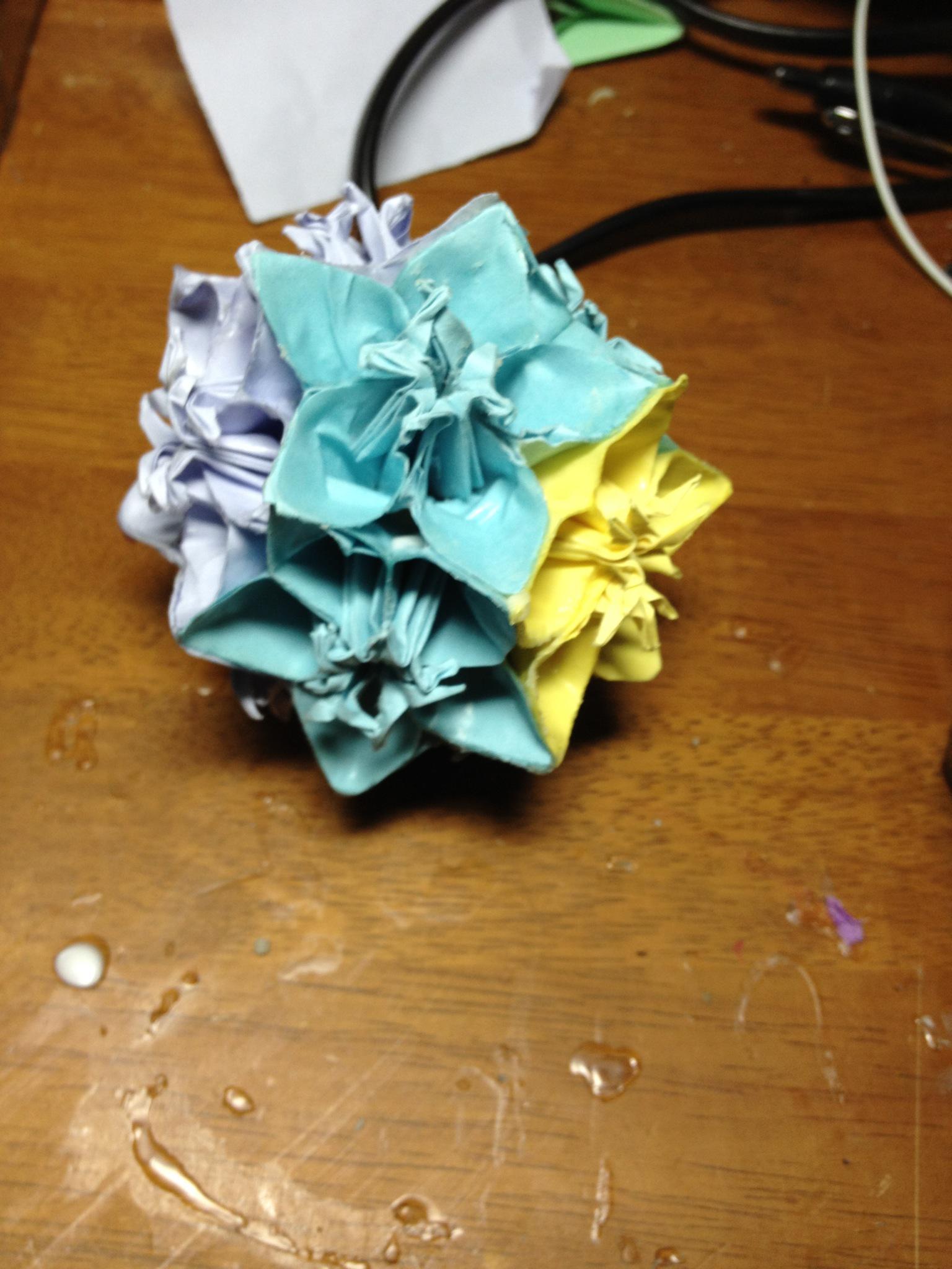 How To Make An Origami Flower Ball