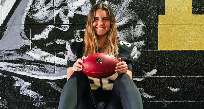 Female kicker makes college American football breakthrough - Raw Story ...