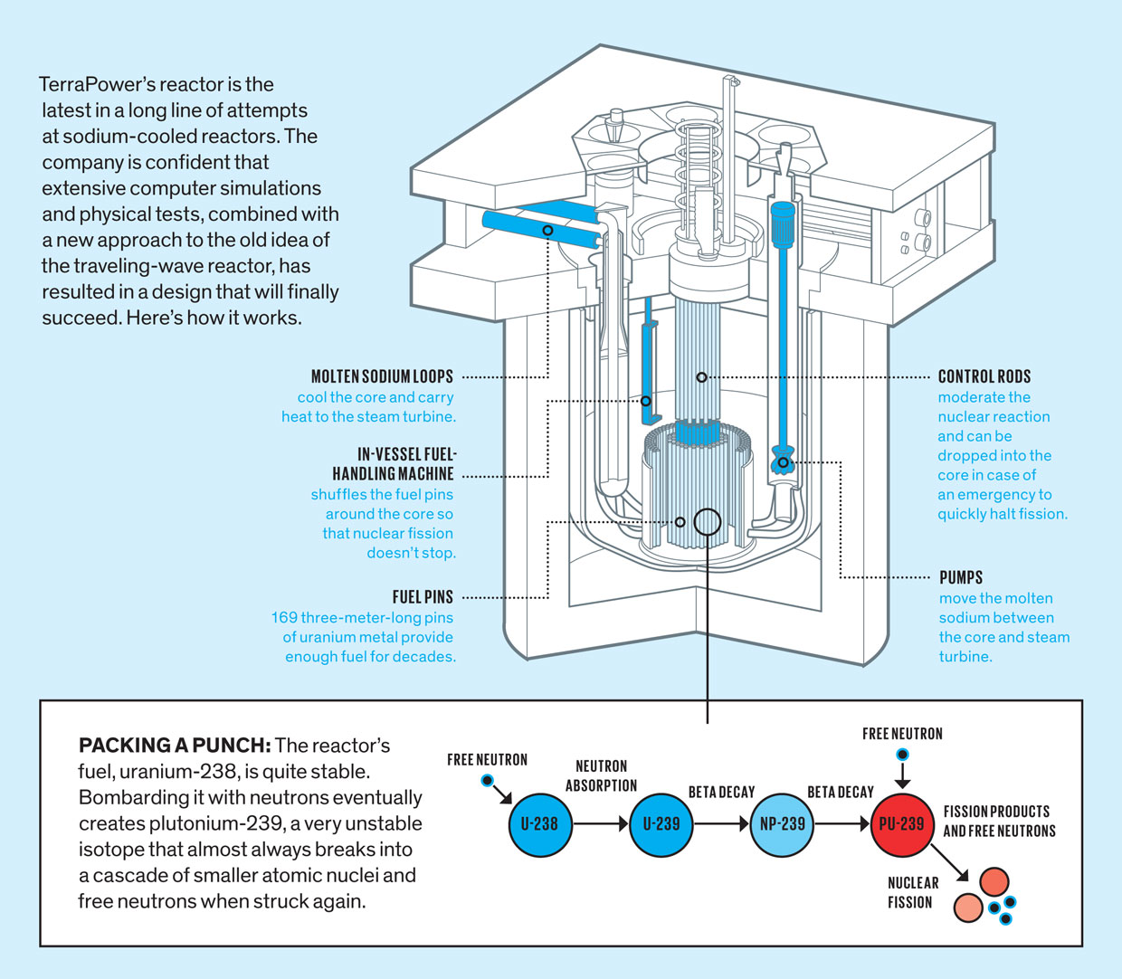 The Travelling Wave Nuclear Reactor Credible Carbon Neutronic