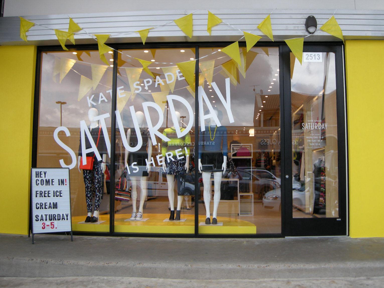 Kate Spade Saturday Advertisement