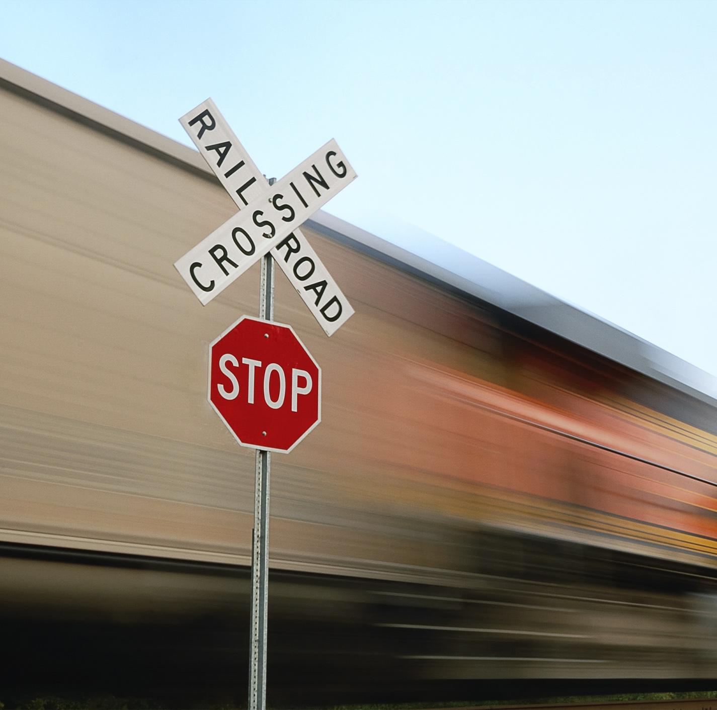 Railroad Stop Sign LED Rail Mount Possession Limit Board (Stop Sign)