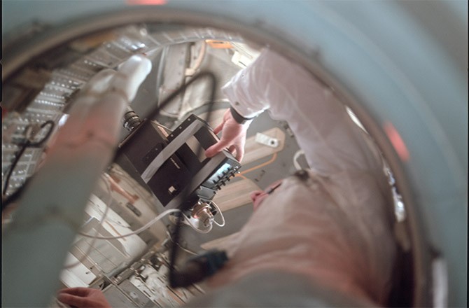 Inside Lunar Lander